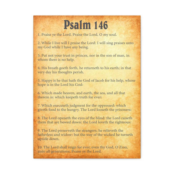 Express Your Love Gifts | Art | Scripture Sign Psalm 46 Chapter Gold Bible Canvas Christian Wall ...
